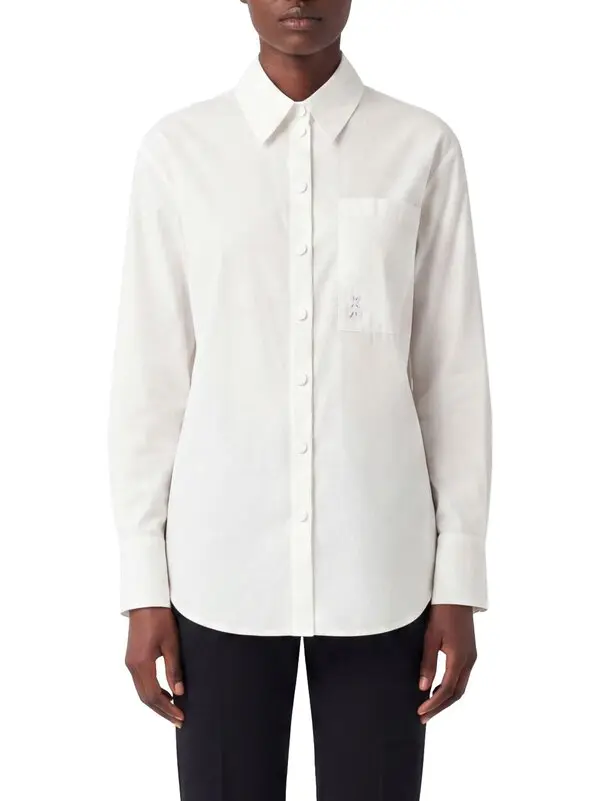 Patrizia Pepe Classic Cotton Shirt - White