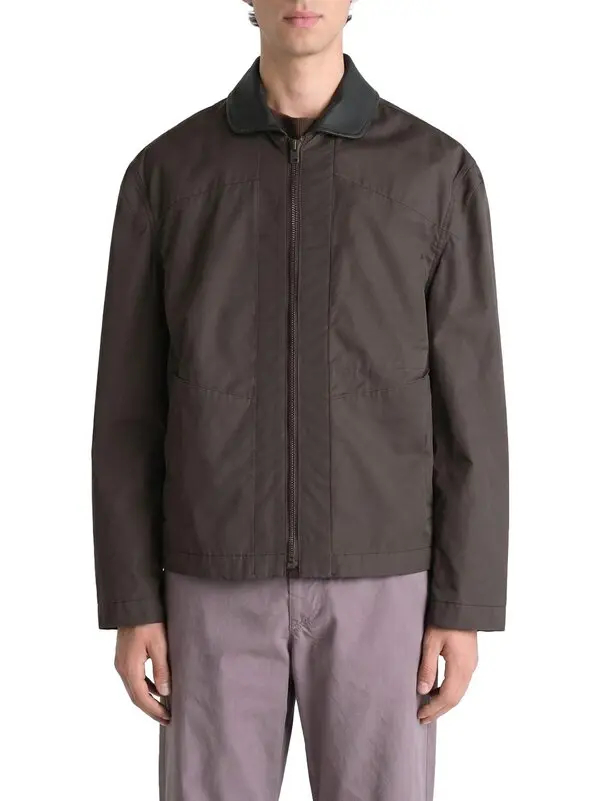 LEMAIRE Zip-up Jacket - Brown
