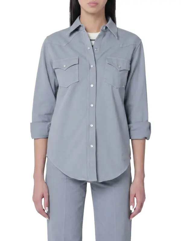 A.p.c. Classic Collar Shirt - Blue