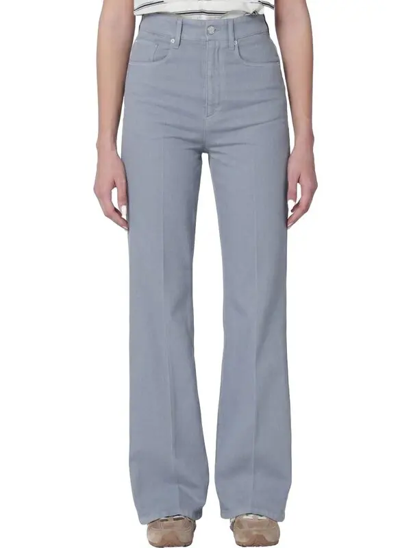 A.p.c. Flared Jeans In Organic Cotton Denim - Blue