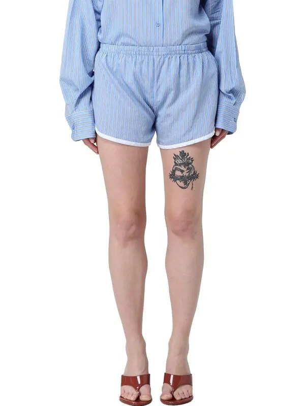 THE FRANKIE SHOP Striped Low-rise Boxer Shorts - Blue