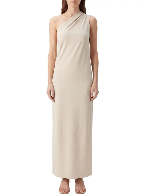 UMA WANG One-shoulder Maxi Dress - White