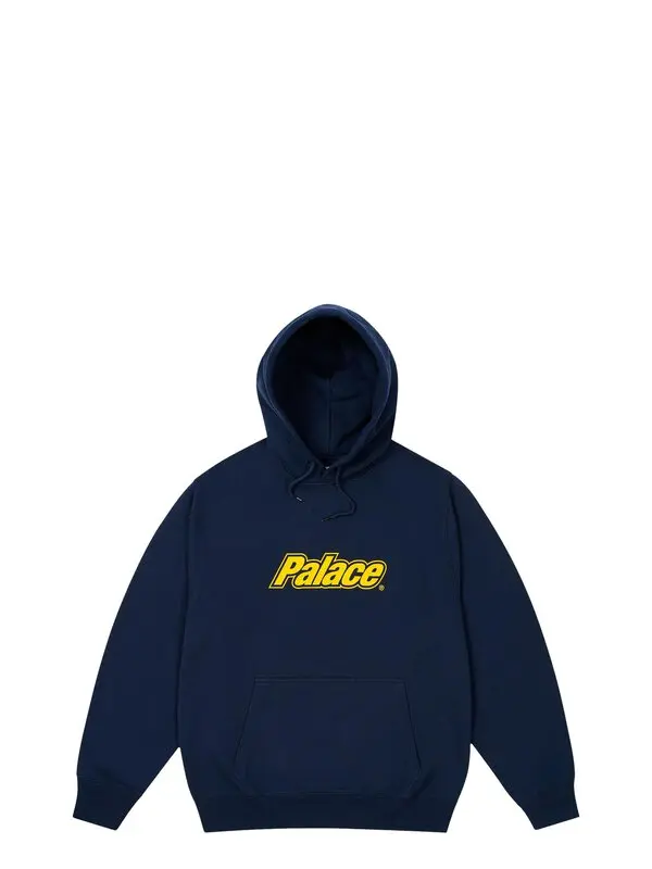 PALACE Border Logo Hoodie - Blue