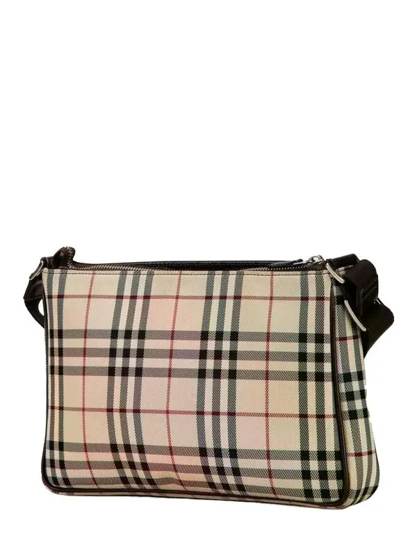 Burberry House Check Canvas Crossbody Bag - Brown