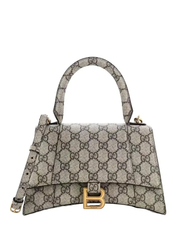 Gucci X Balenciaga The Hacker Project Hourglass Top Handle Bag - Neutrals