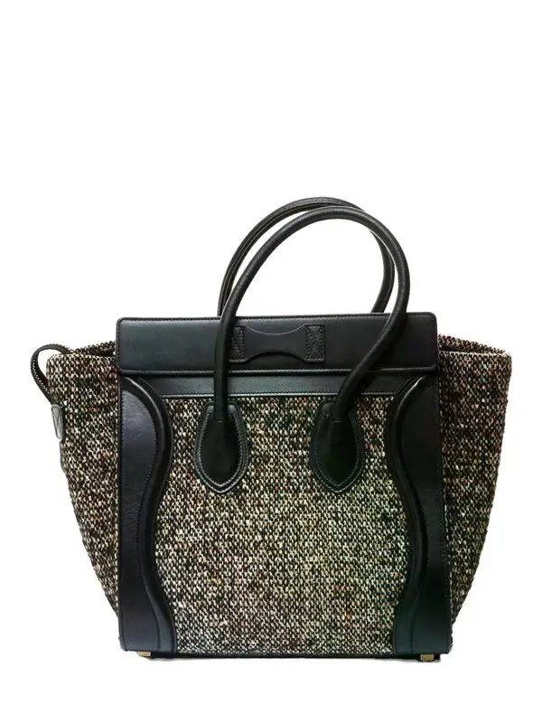 Celine Luggage Micro Shopper Handbag - Brown