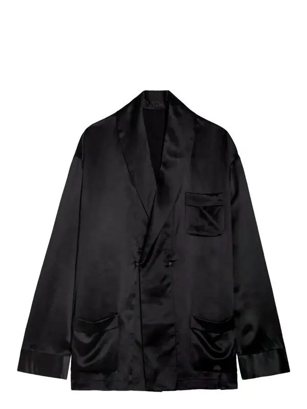 DELOS Gilbert Silk Jacket - Black