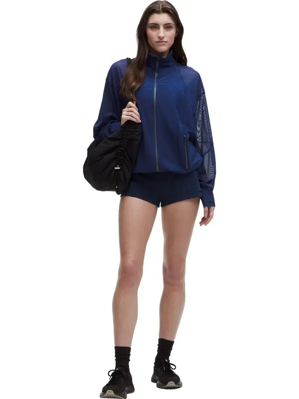 Lululemon Define Oversized Mesh Jacket - Clubhouse Blue
