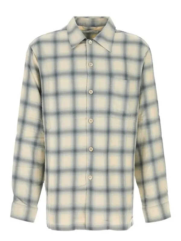 Our Legacy Embroidered Viscose Oversize Shirt - Multicolor