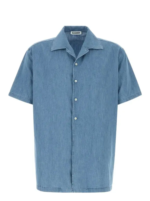 JIL SANDER Light Chambray Shirt - Blue