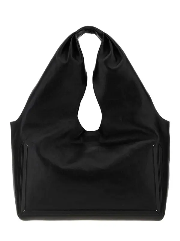 MAISON MARGIELA Leather Box Xl Shopping Bag - Black