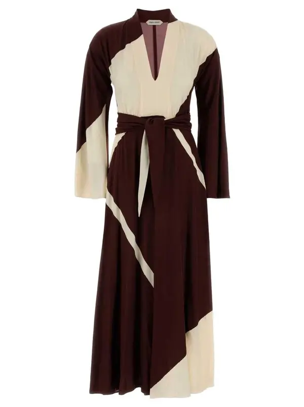 Alberta Ferretti Printed Jersey Dress - Multicolor