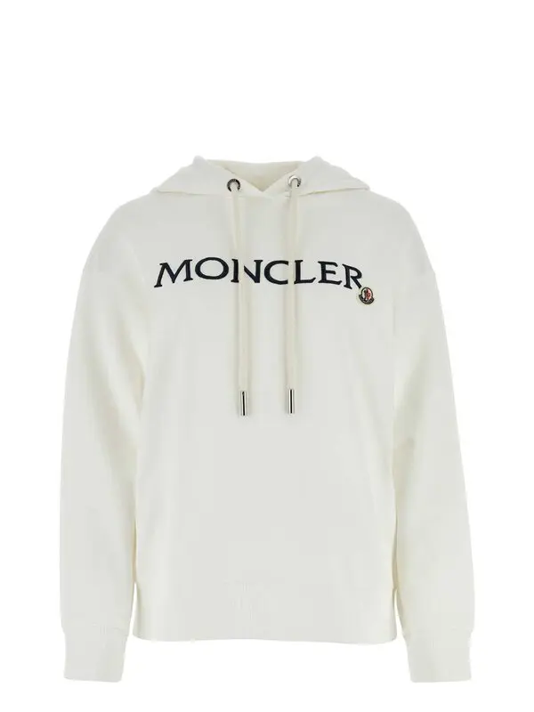 Moncler Cotton Hoodie - White