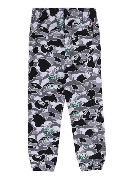 A BATHING APE X Hidden Ny Sta Camo Sweatpants - Grey