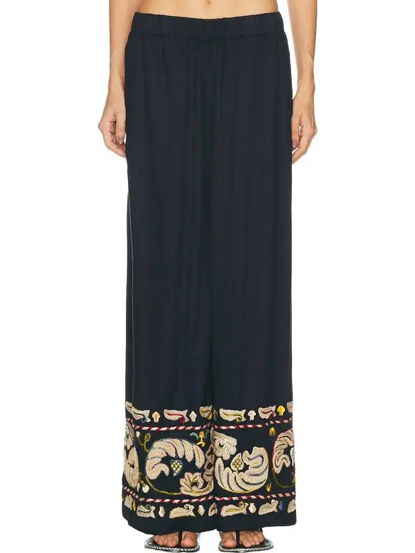 BODE Embroidered Runner Pants - Multi