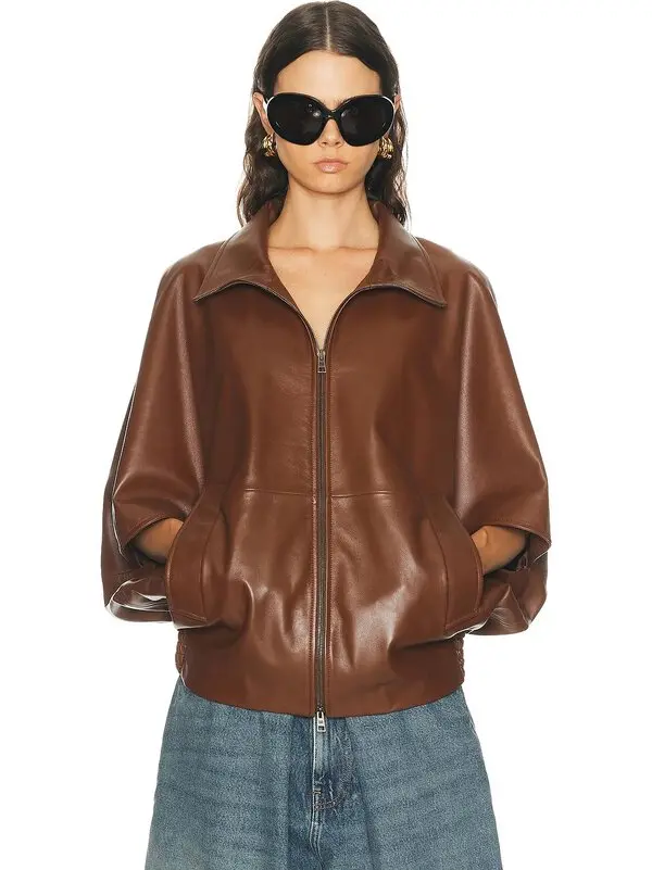 Balenciaga Cocoon Blouson Jacket - Castor