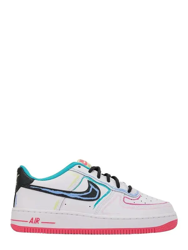 Nike Force 1 Low Top Sneakers - White/hyper Pink/dusty Cactus