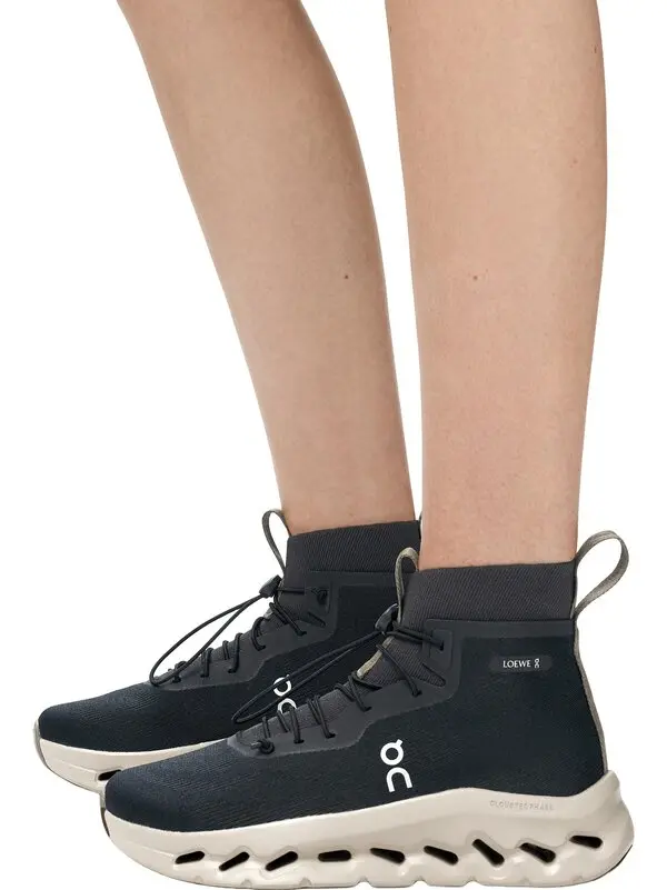 Loewe X On Cloudtilt Hi Sneaker - Black/oatmeal/olive