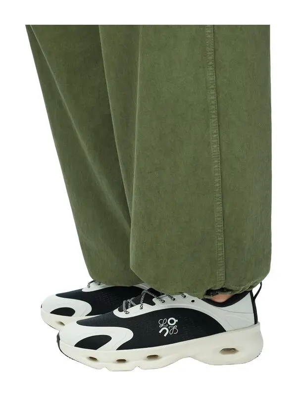 Loewe Cloudsolo Recycled Polyester Sneakers - Black/eggshell