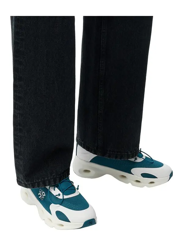 Loewe Cloudsolo Recycled Polyester Sneakers - Teal/eggshell