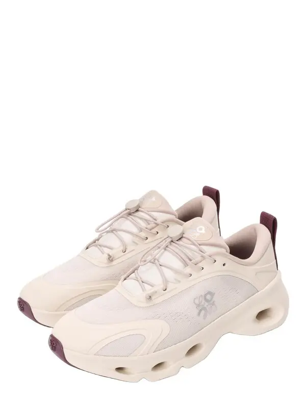 Loewe Cloudsolo Lace-up Sneakers - Sand/burgundy