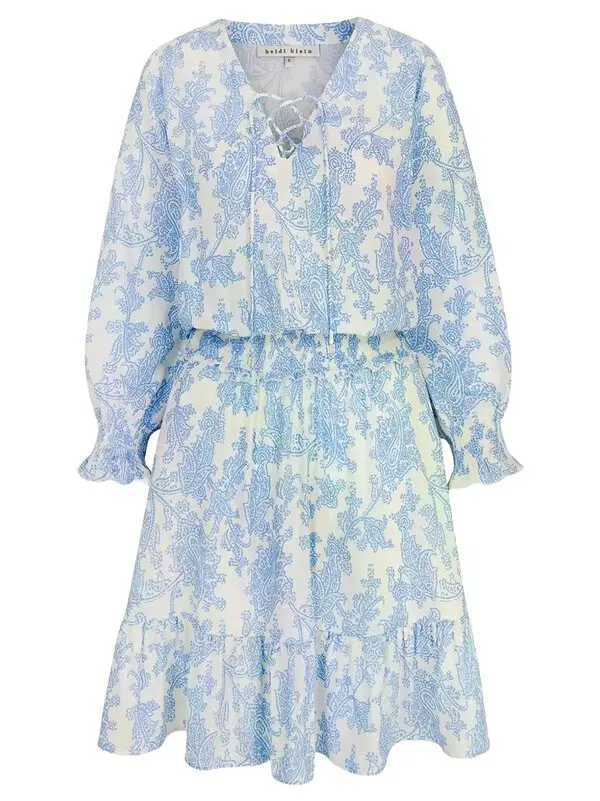 Heidi Klein Mini Day Dress - Blue