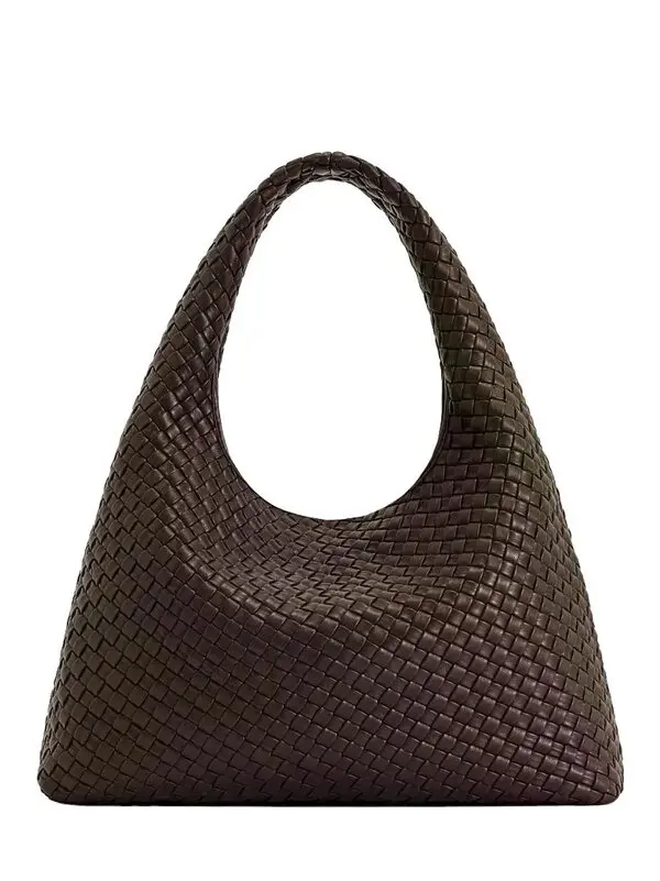 Jw Pei Laura Woven Shoulder Bag - Brown