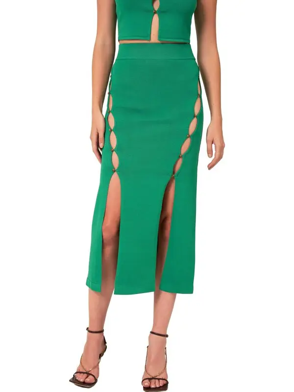 NICHOLAS Skyla Knit Skirt - Fern