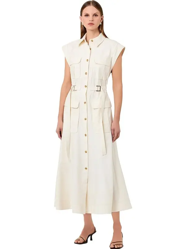 NICHOLAS Romina Dress - Ivory