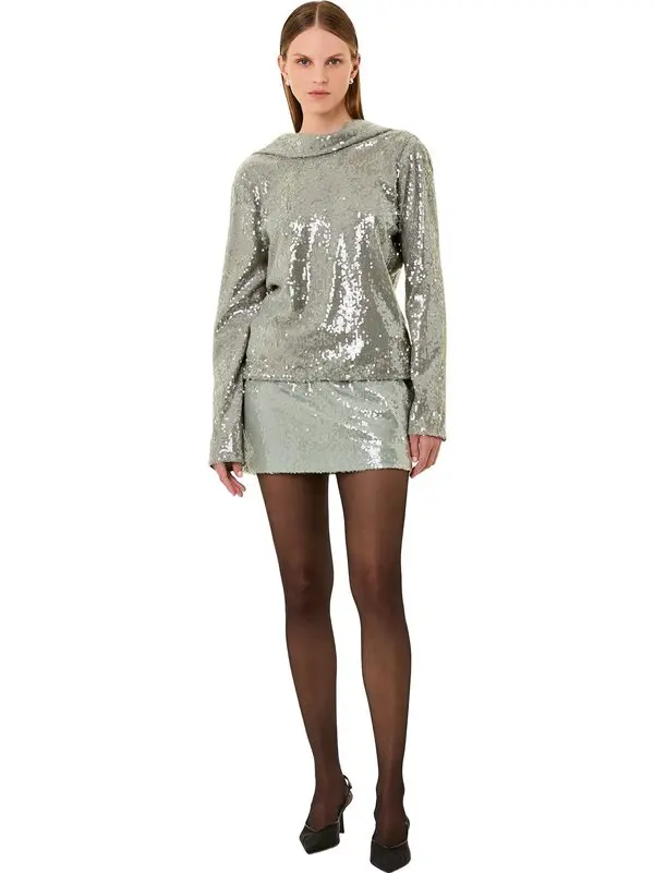 NICHOLAS Thora Skirt - Pistachio