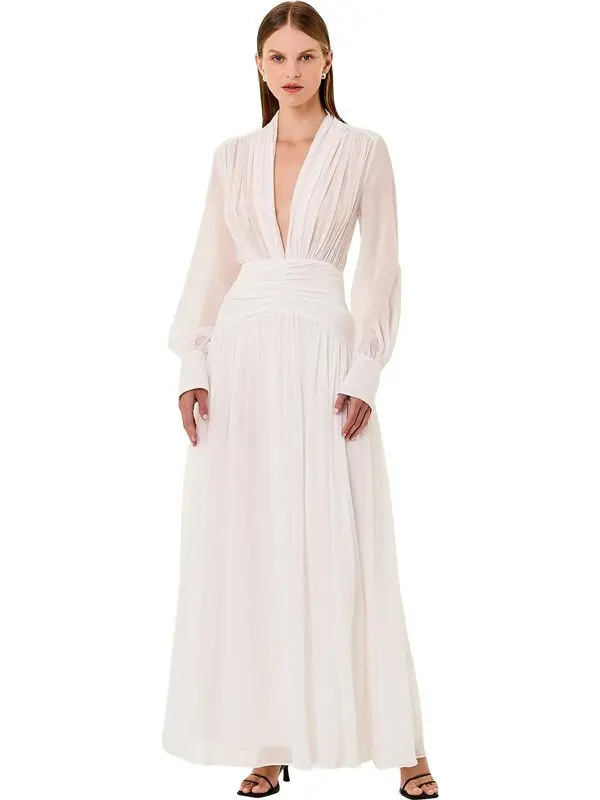 NICHOLAS Jocelyn Maxi Dress - Ivory