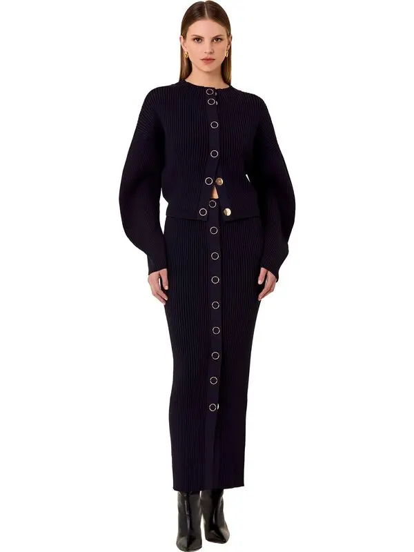 NICHOLAS Gianna Knit Skirt - Ink