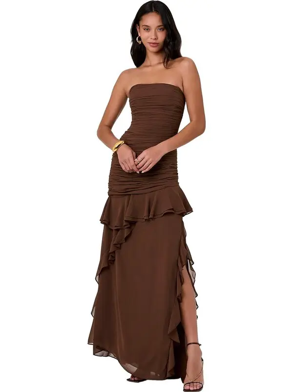 NICHOLAS Viola Dress - Mocha