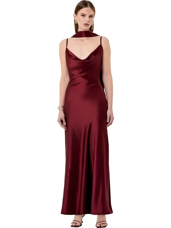 NICHOLAS Geneva Maxi Dress - Plum