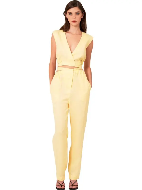 NICHOLAS Taron Pant - Custard