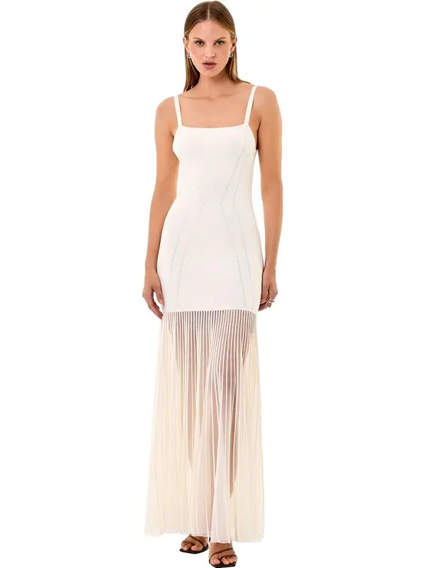 NICHOLAS Lyra Maxi Dress - Ivory