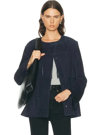 Nour Hammour Marfa Coat - Navy