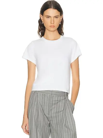 Renggli Cropped T-shirt - Chalk