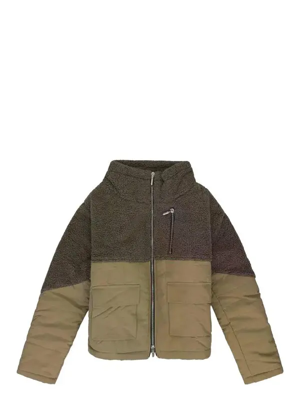 Rhude Two-tone Sherpa Jacket - Green