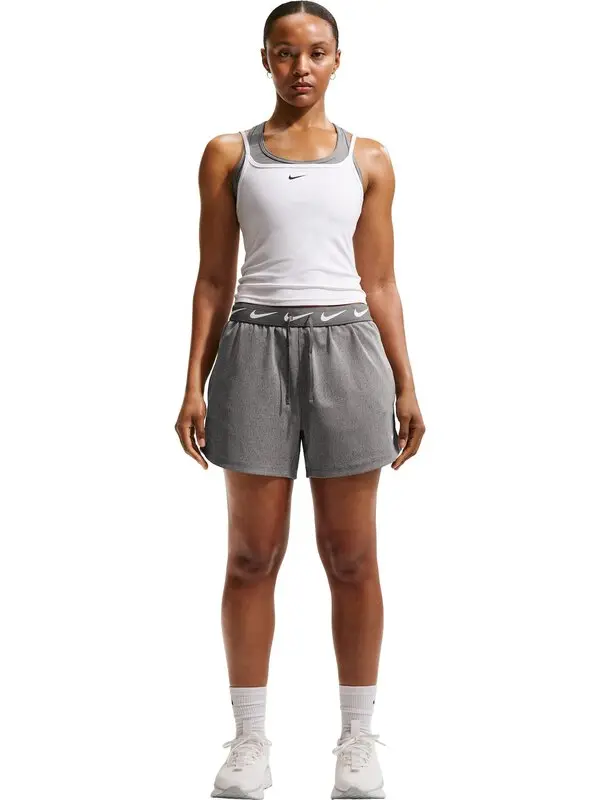 Nike Dri-fit Mid-rise 4" Shorts - Grey