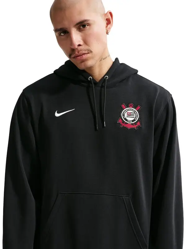 Nike S.c. Corinthians Club French Terry Pullover Hoodie - Black