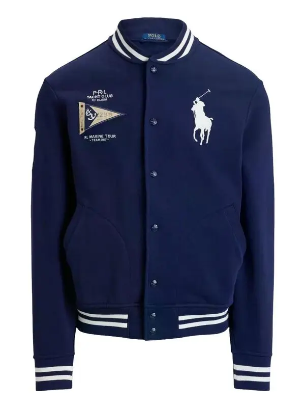 Polo Ralph Lauren Big Pony Baseball Jacket - Blue