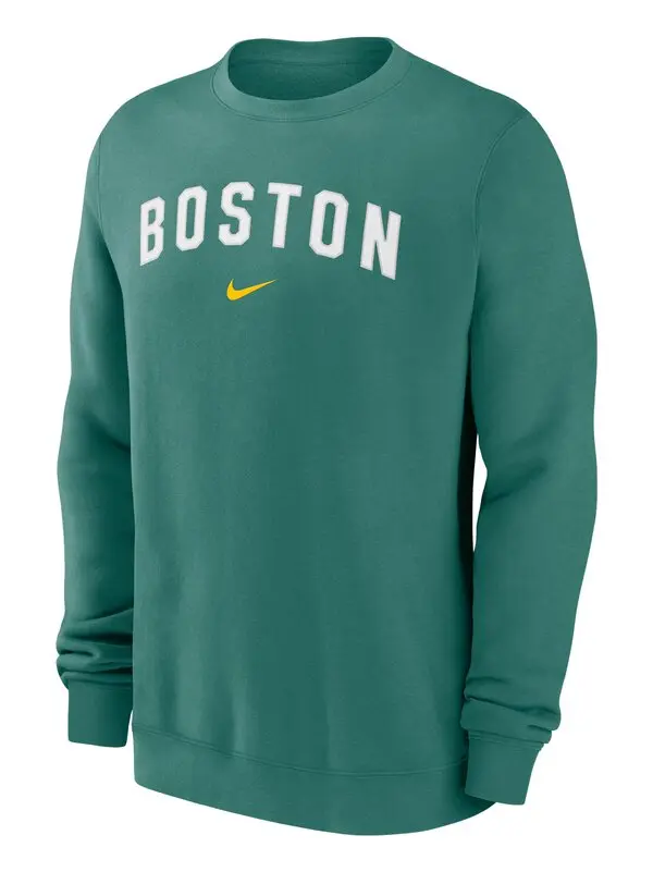 Nike Boston Red Sox Mlb Pullover Crew - Green