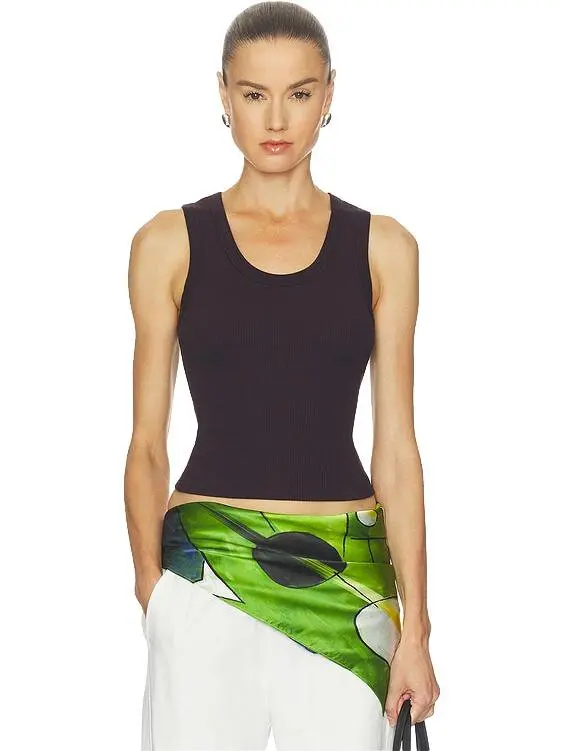 AGOLDE Poppy Tank Top - Eggplant