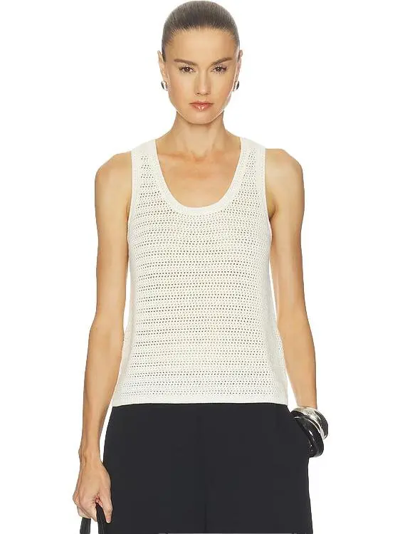 ANINE BING Arie Tank - Ivory