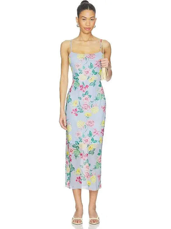 Steve Madden Floral Midi Dress - Paloma Beach Bloom