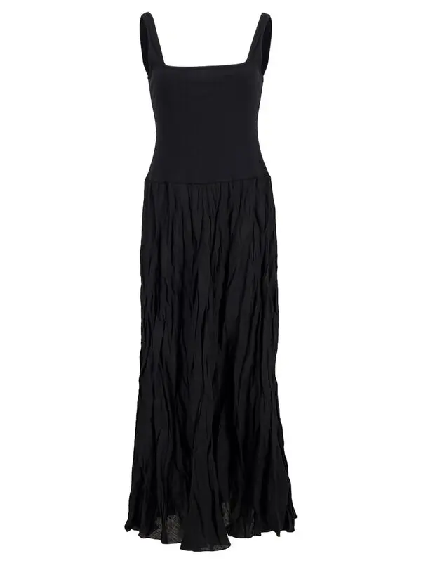 Johanna Ortiz Maxi Mariner Dress - Black