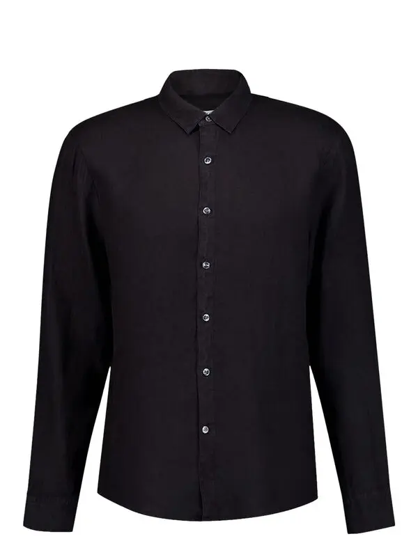 JAMES PERSE Classic Linen Shirt - Black