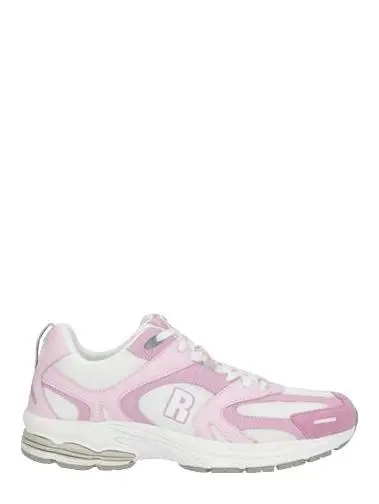 RUCOLINE Low-top Sneakers With Calfskin Accents - Pink