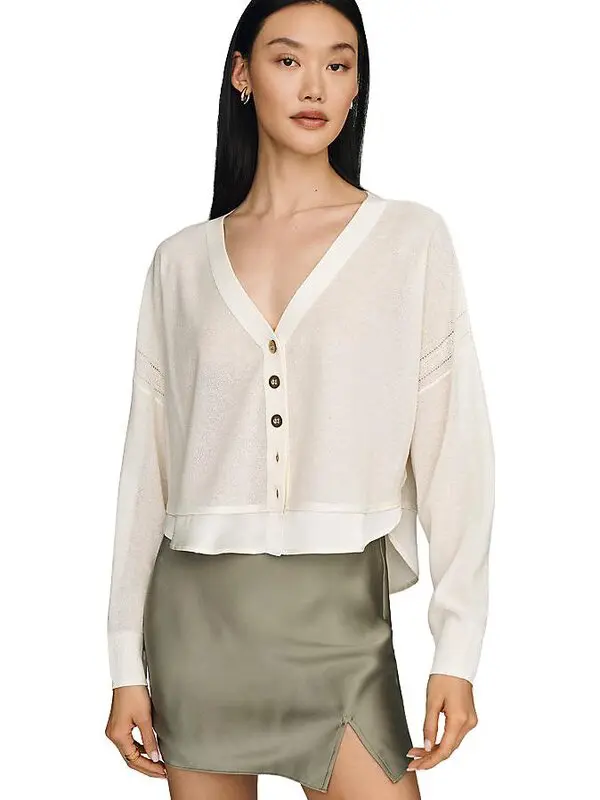 Anthropologie Twofer Cardigan - Ivory